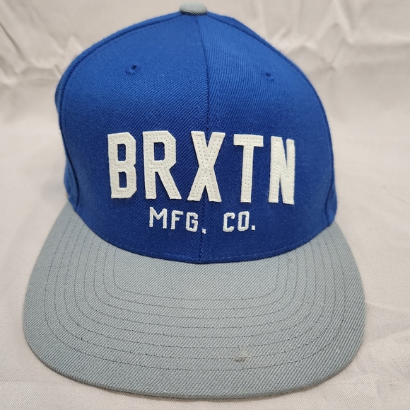 Brixton | Accessories | Brixton Blue White Gray Green Snapback Cap Hat ...